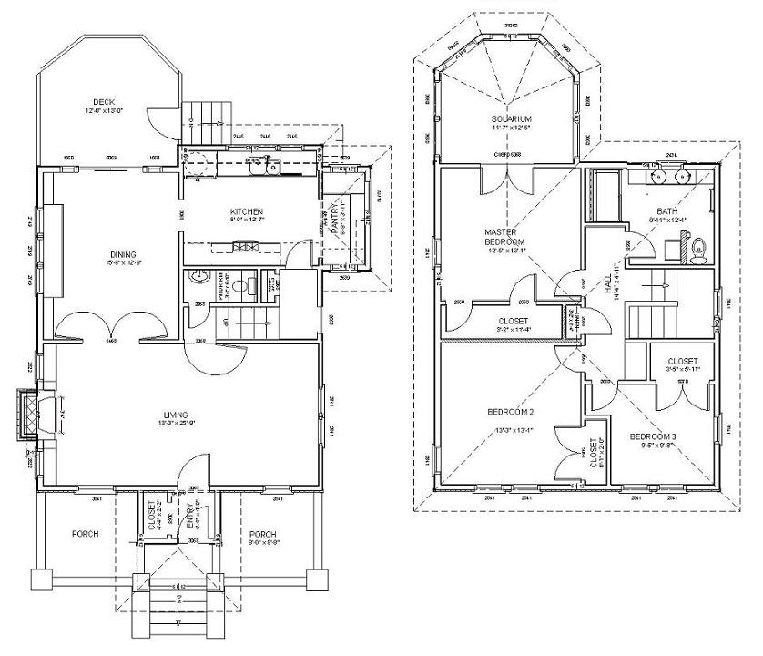 Sears Whitehall Foursquare Floor Plan