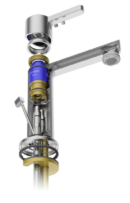 Single Lever Faucet Cutaway Diagram Design